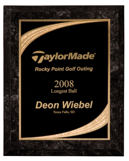 Recognition Awards Awards and Plaques Award Black Marble Finish Plaque ...