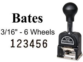 Bates Numbering Machines
