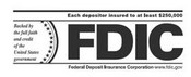 3" x 7" FDIC Easel Tabletop Sign FDIC Sign FDIC
