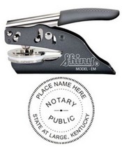 Kentucky Notary Embosser Kentucky State Notary Public Embosser Kentucky ...