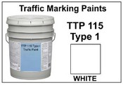 TTP-115F Type 1 White - 5 Gallon Traffic Marking Paint