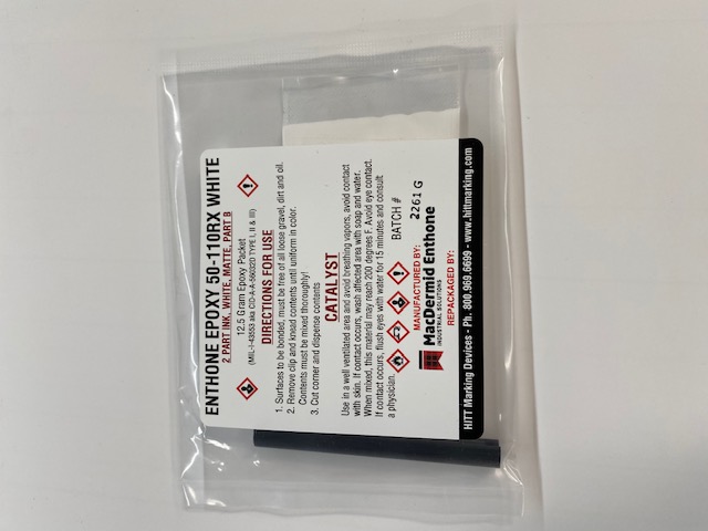 50-110RX Enthone Epoxy Ink - White with #77 Catalyst